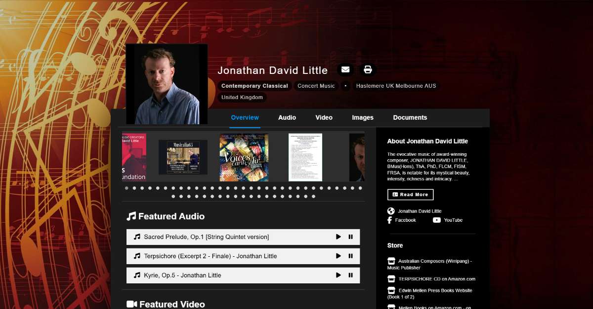 Jonathan David Little's Power Press Kit | myPPK™ - Power Press Kits™